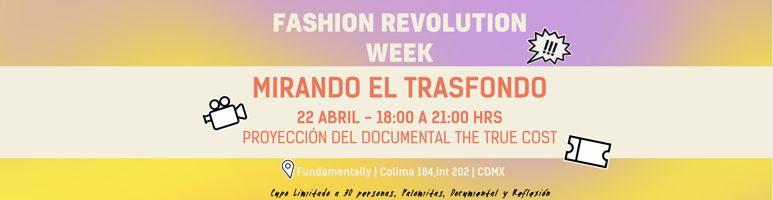 Colima 184-Piso 2 : Fashion Revolution